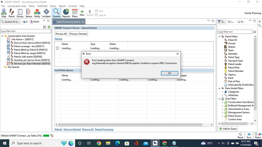 Error Running Querry - SMART Community Forum - SMART Community Discussions